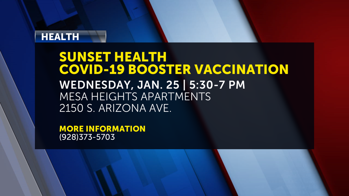 Sunset Health hosts event offering free COVID-19 booster vaccine - KYMA