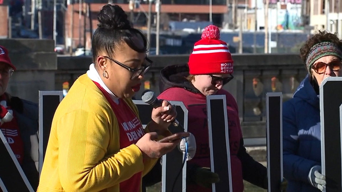 Dozens of people take part in anti-gun rally in Kansas City - KYMA