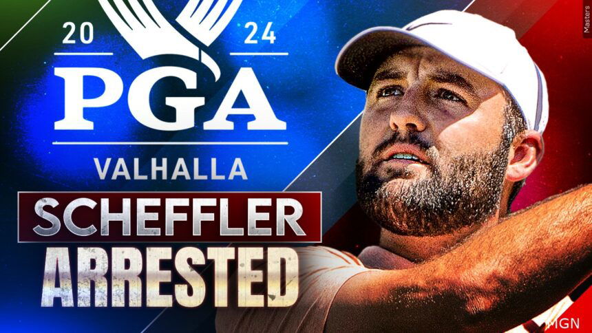 Scheffler, charged with assault after officer dragged near fatal crash ... Scheffler, charged with assault after officer dragged near fatal crash ...